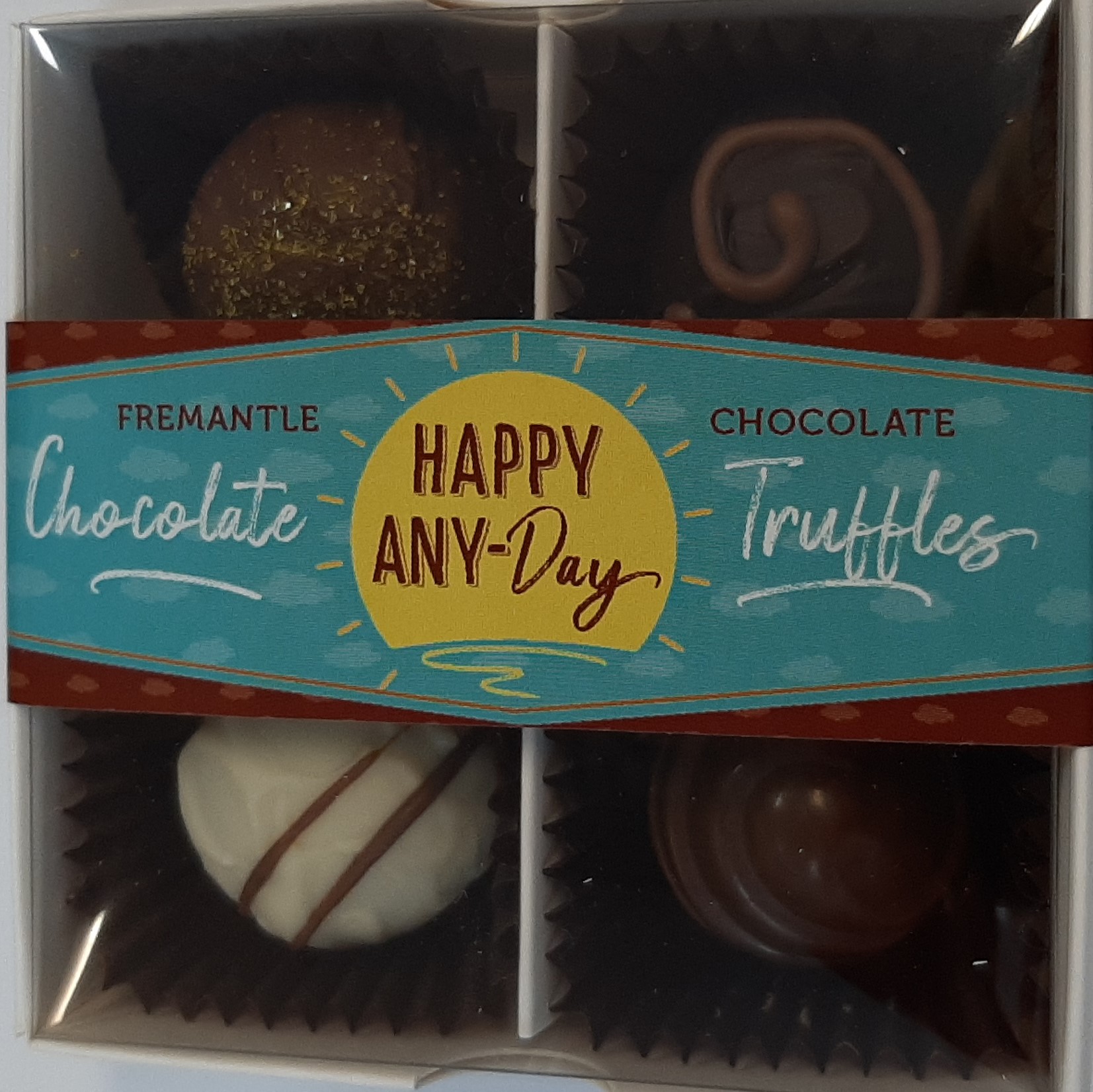 4pce Chocolate Truffle Box :: Hanging Basket Florist Rockingham